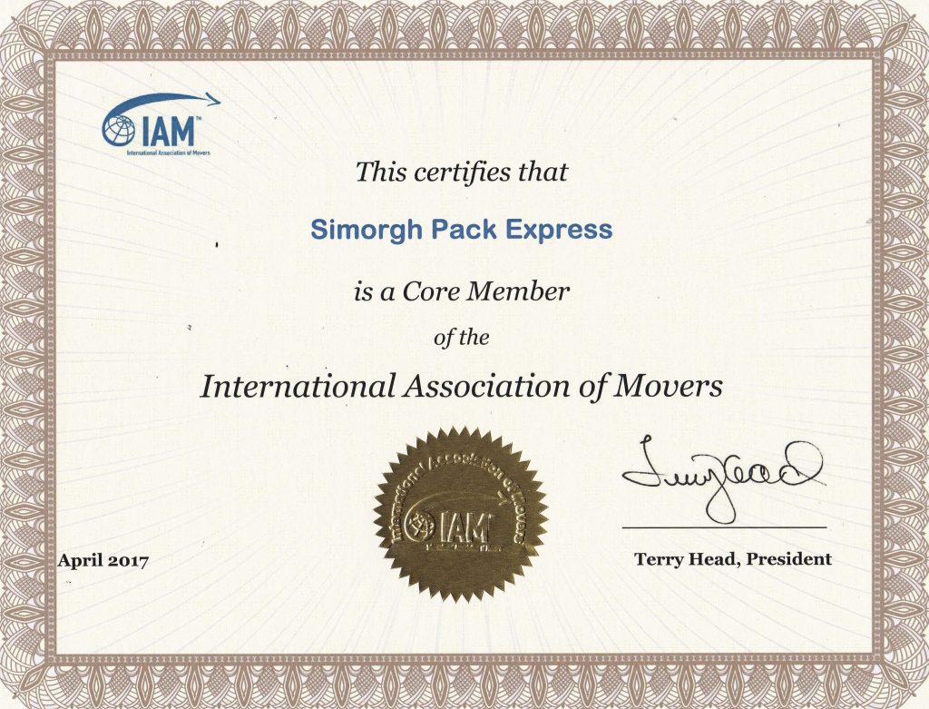 certificate – Simorgh Pack